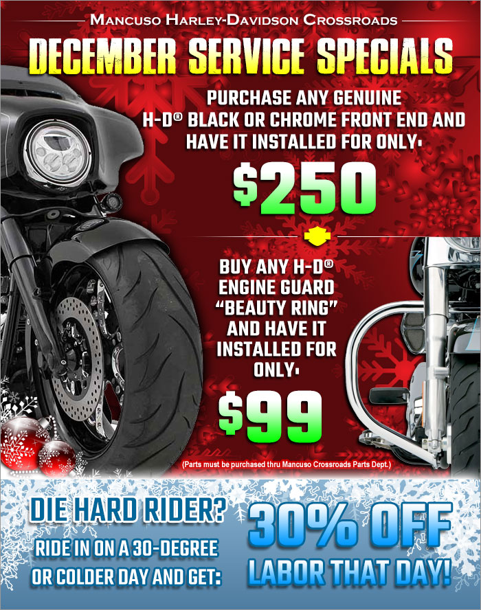 Our Service Specials | Mancuso Harley-Davidson® Crossroads | Houston Texas